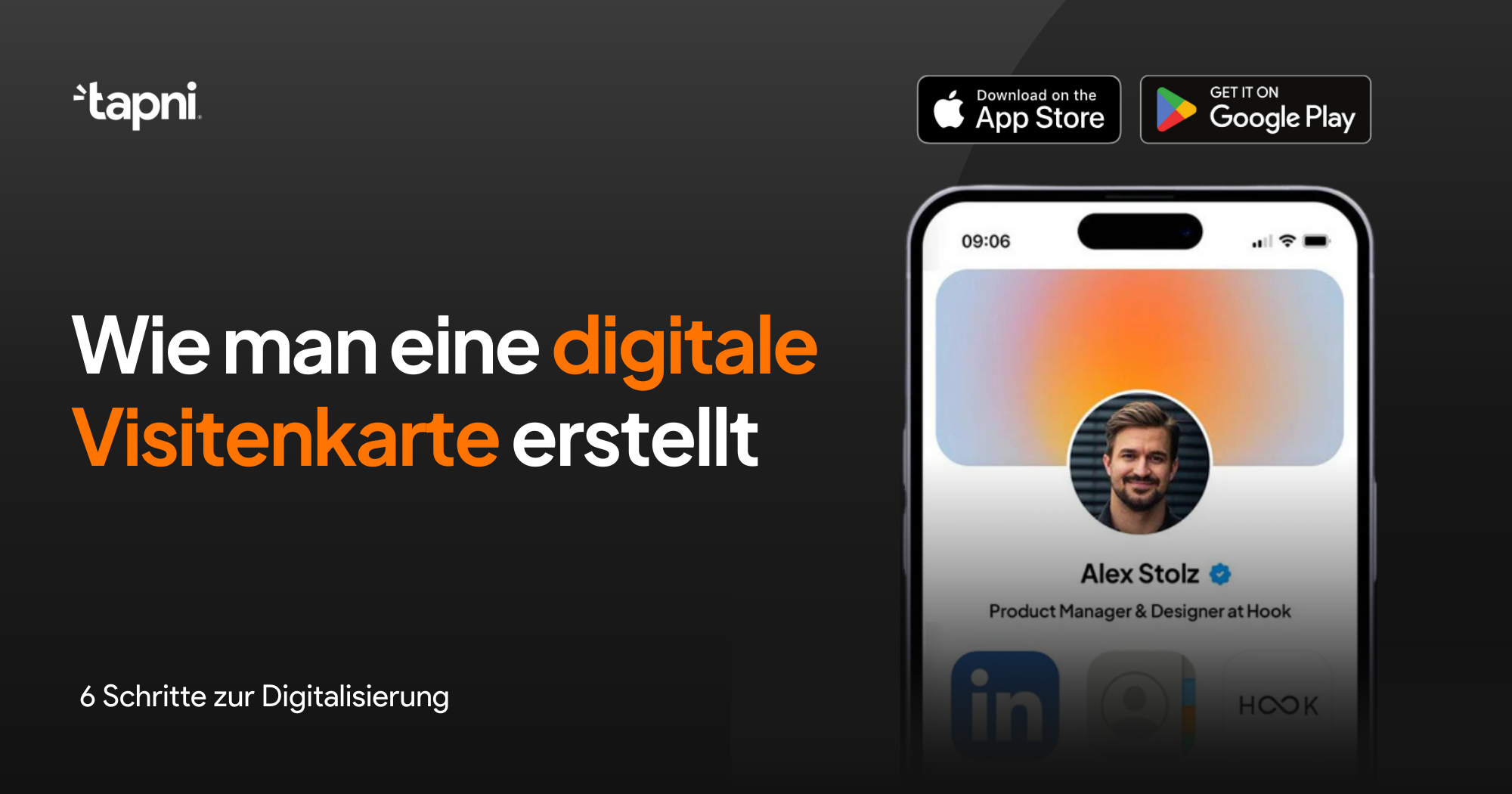 Wie man eine digitale Visitenkarte erstellt - 6 Schritte zur ...